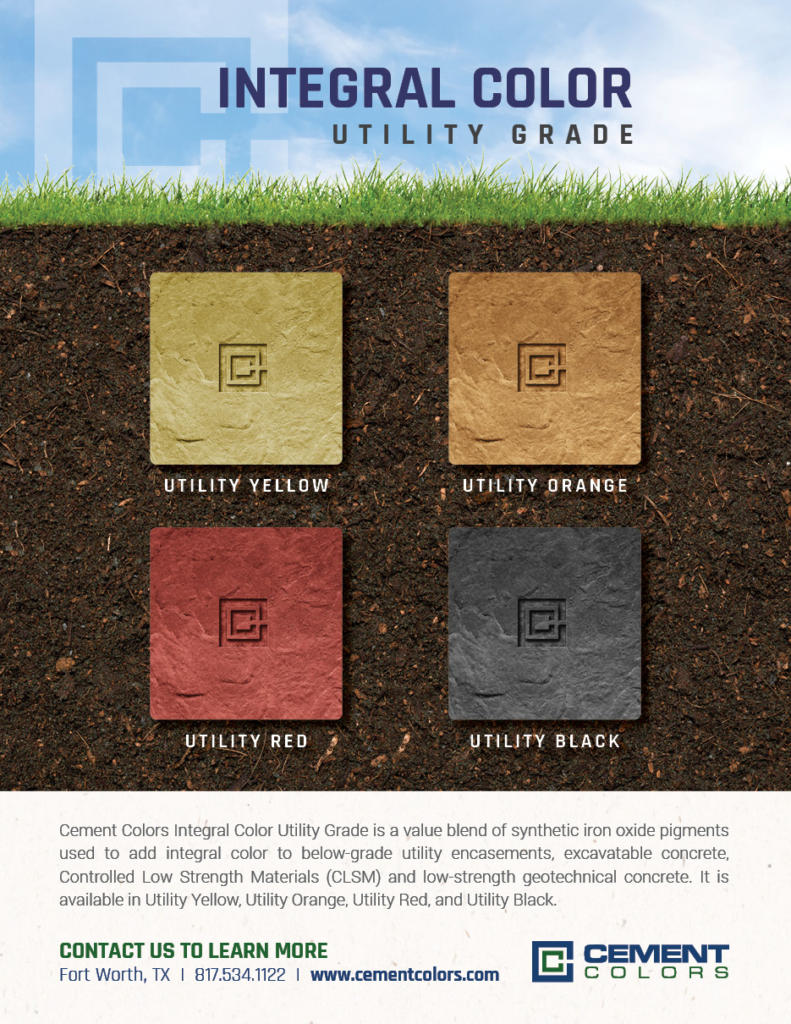 Color Charts for Integral and Standard Cement Colors | Cement Colors